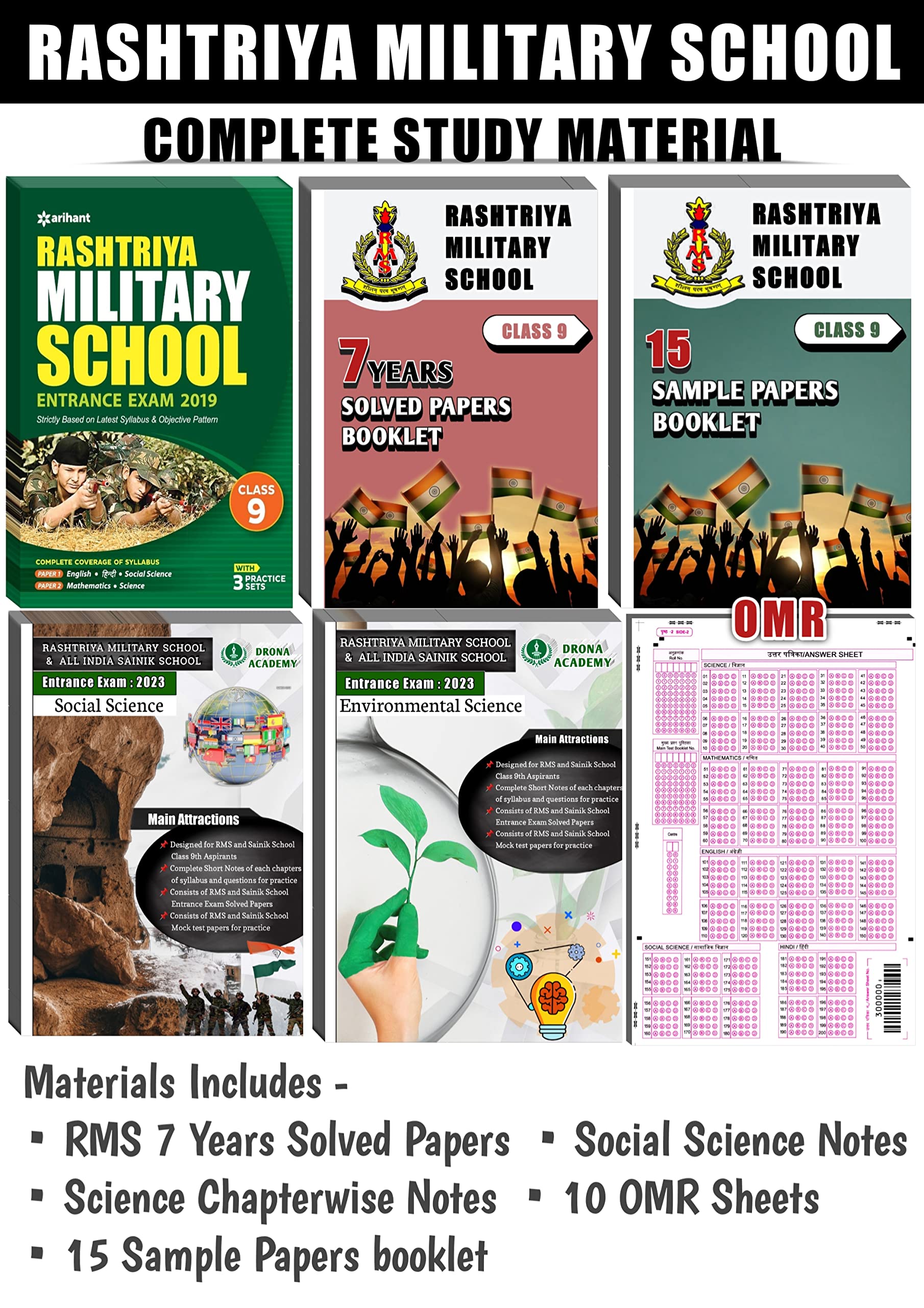 rashtriya military school class 9 books : Er. R.K. Singh, Upkar ...