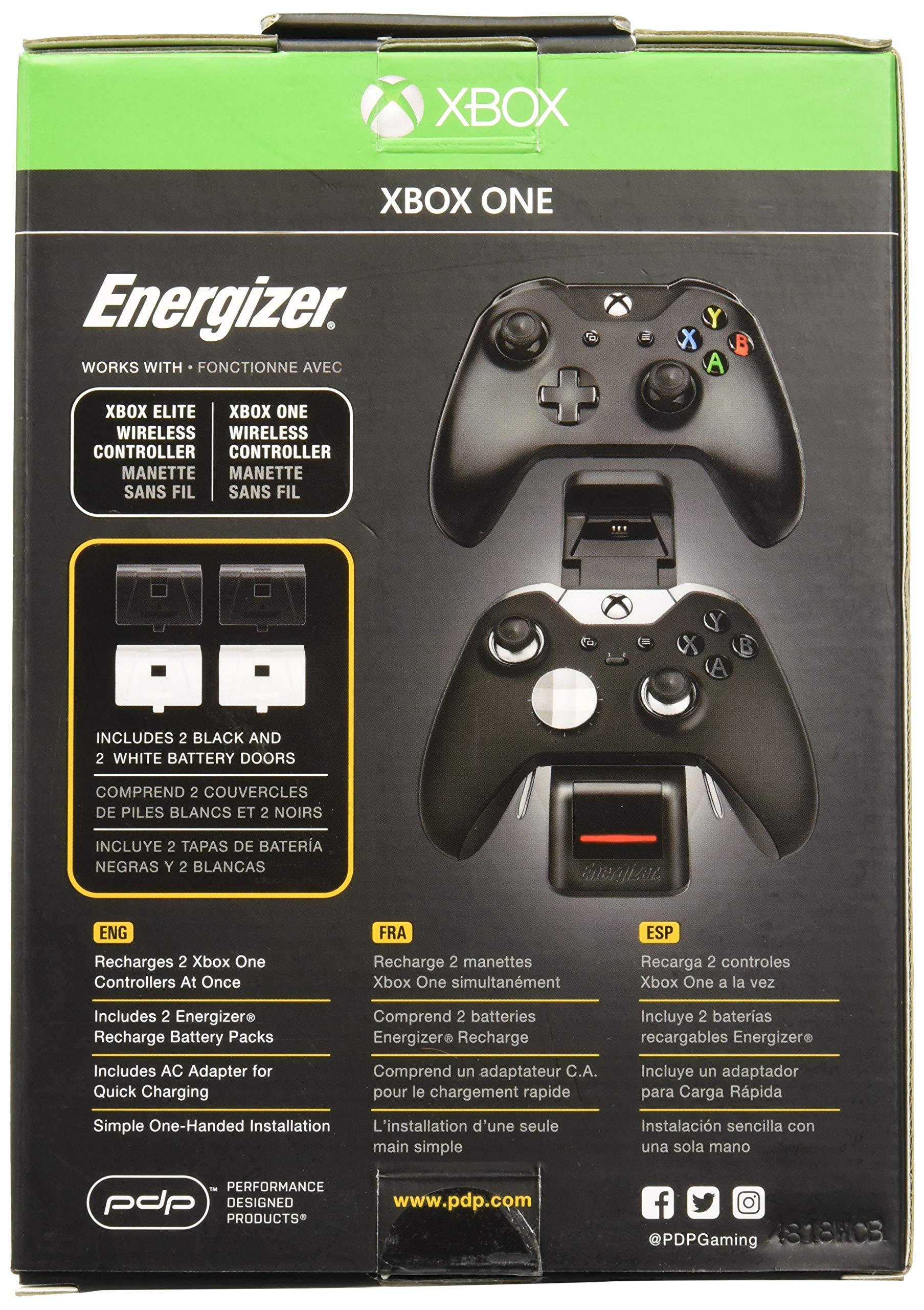 Xbox One Energizer Charger Xbox Serie X / S Controller Oplaadstation