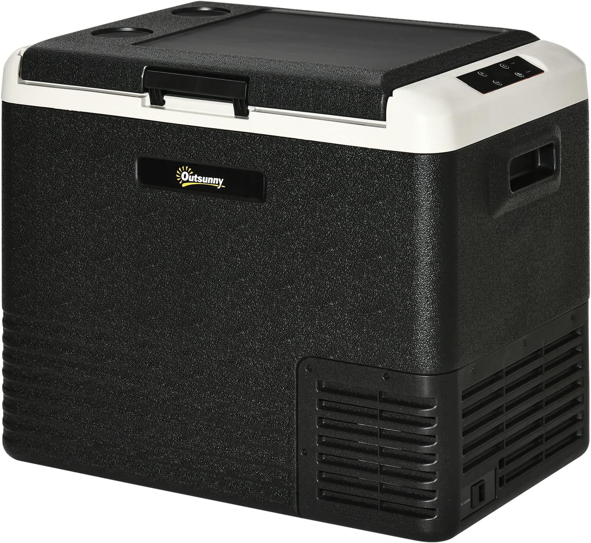 HI-GEAR Thermec 45 Litre Portable Fridge with Integrated Wheels ...