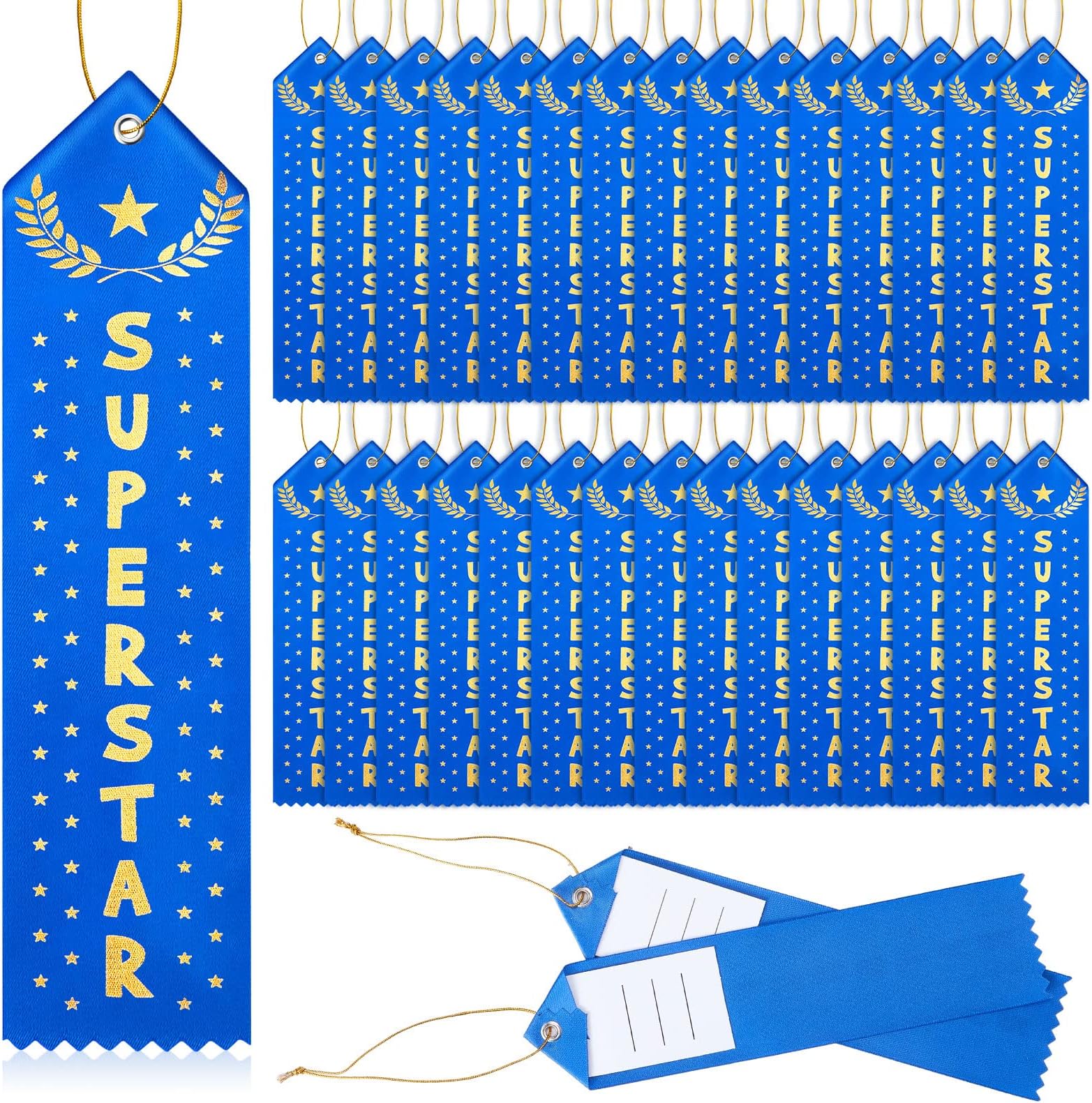 Amazon.com : Crowye Inspirational Award Ribbon Rosette Ribbon ...