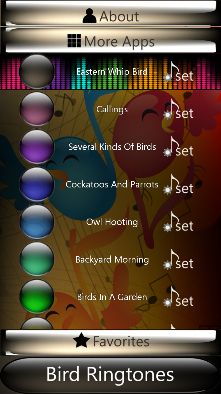 Bird Ringtones - App on Amazon Appstore