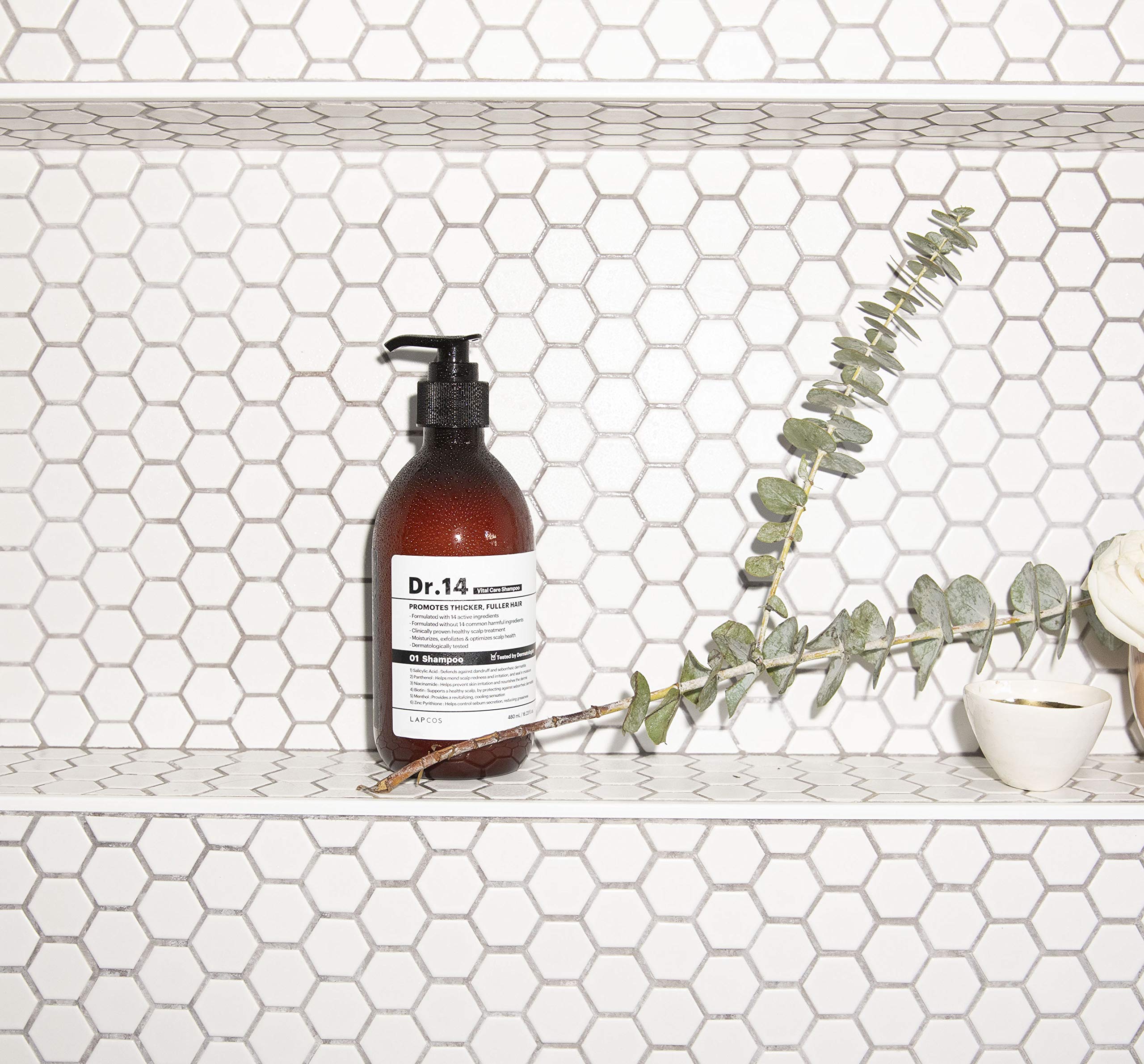 Buy LAPCOS Dr.14 Vital Care Shampoo, (16.2 Fl. Oz.) Biotin Hair Growth ...