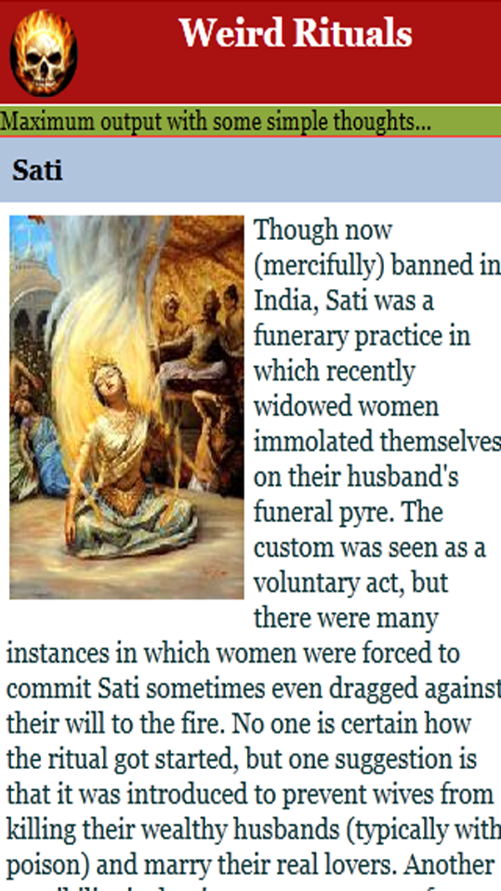 Aplicación Weird Rituals en Amazon Appstore