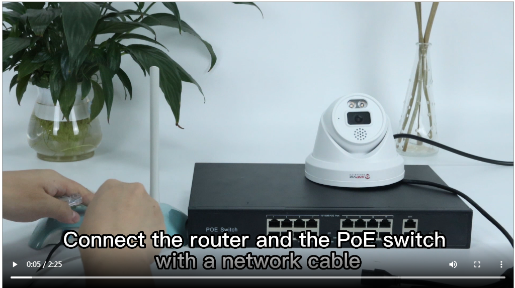Watch How to connecct camera to PoE switch on Amazon Live
