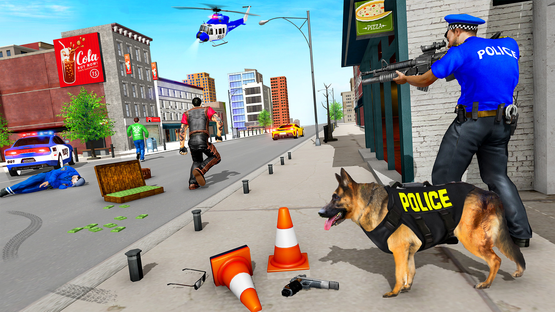 US Police Dog Subway Simulator - Jail Break Prison Escape & City Crime ...