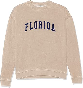 Amazon.com: chicka-d Women's Campus Crewneck Sweatshirt : Clothing ...