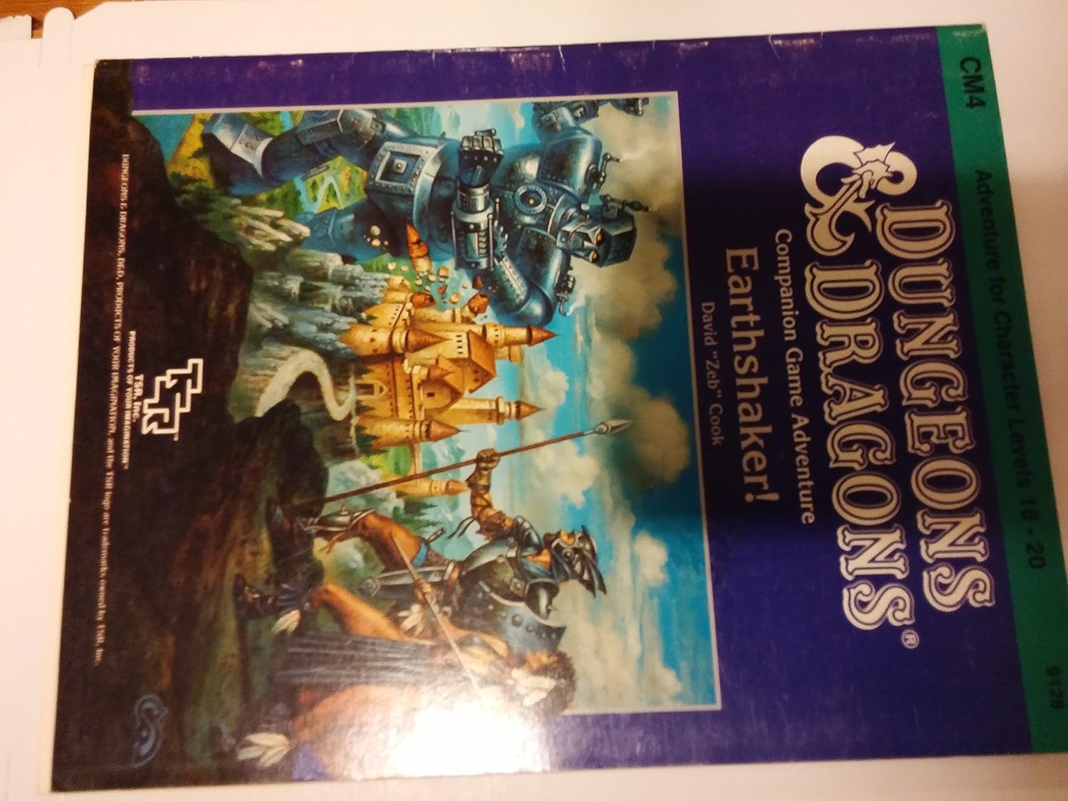 Earthshaker! (Dungeons & Dragons module CM4, Adventure for Character ...