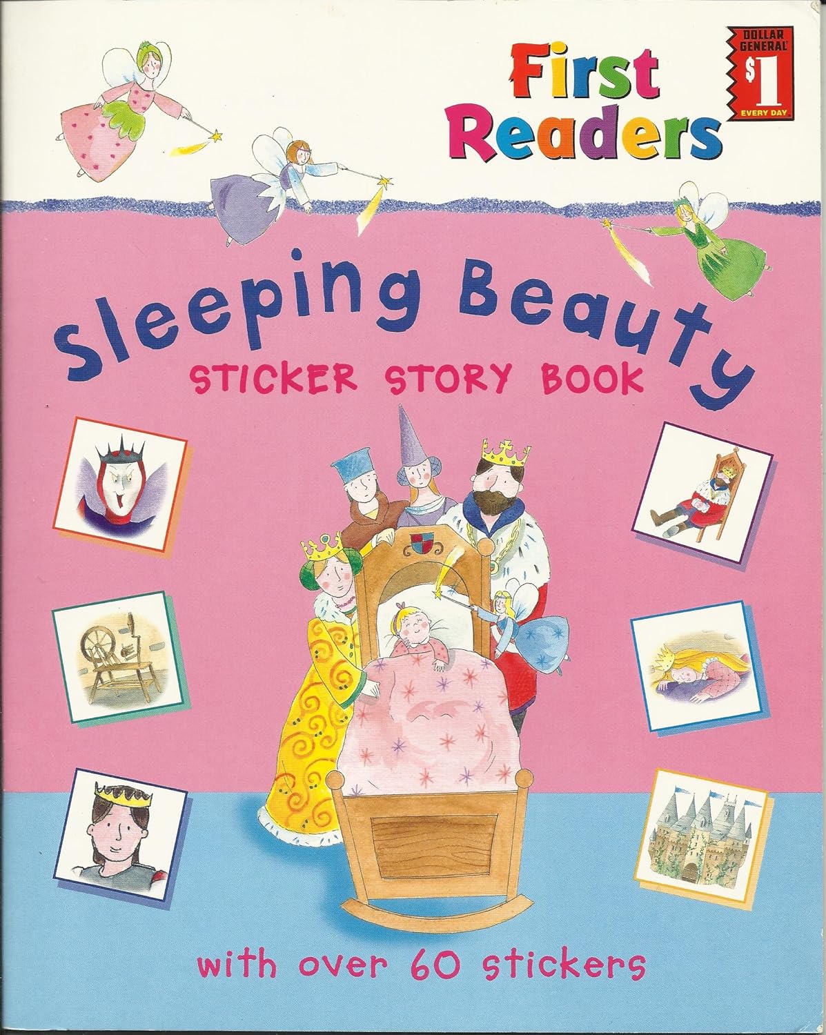 First Readers Sleeping Beauty Sticker Story Book: Parragon Books ...