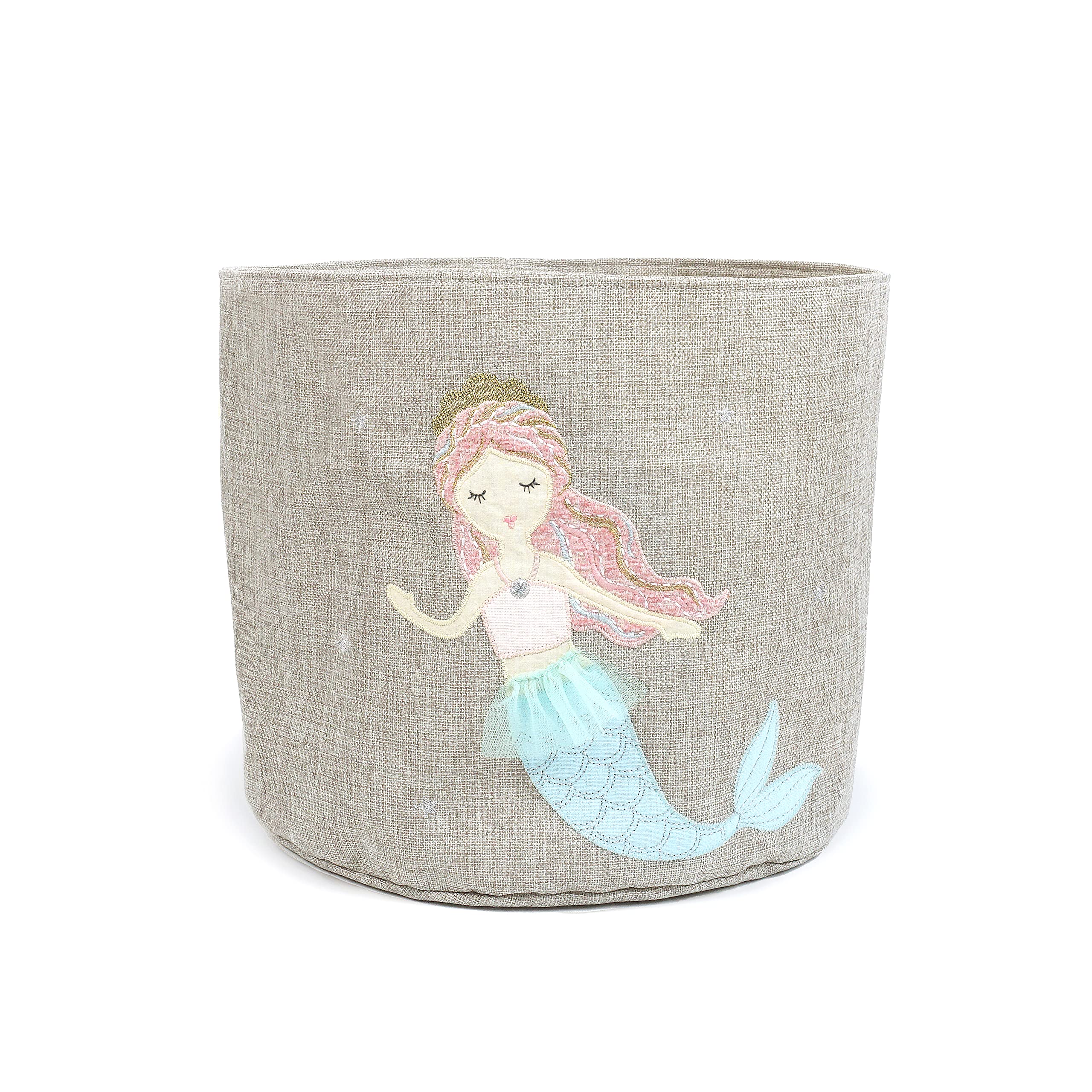 Amazon.com: MON AMI Premium Mermaid Round Storage Basket – 13”, Small ...