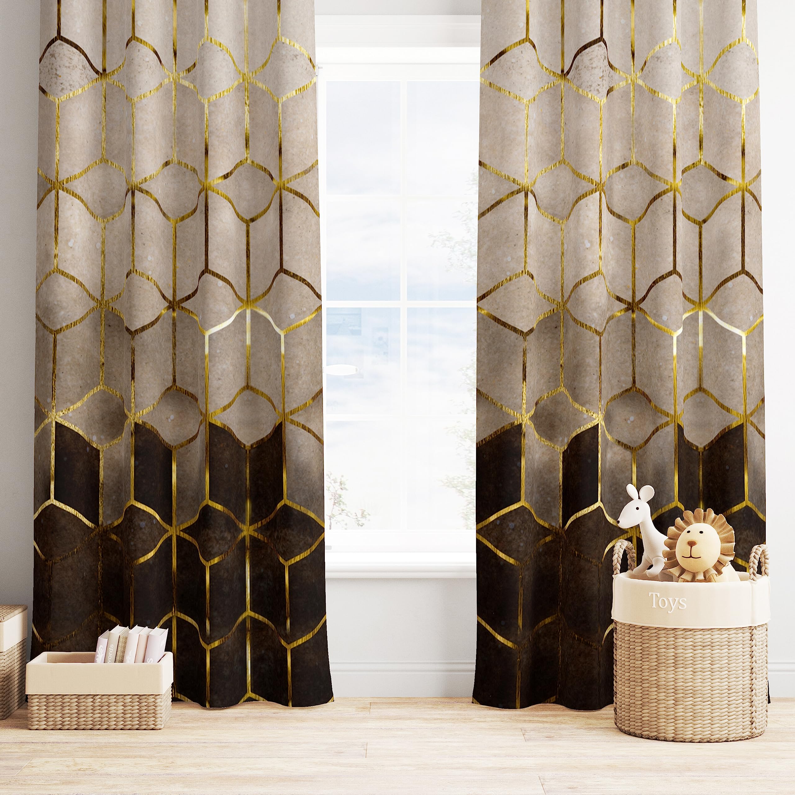 Brown And Gold Curtains Galaxy Gold Room Darkening Eyelet Curtains