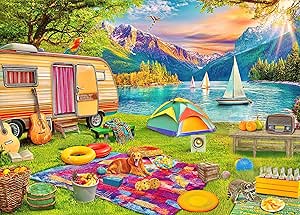 Amazon.com: Jigsaw 300 Piece Puzzles for Adults and Kids Large Piece ...