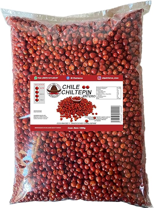 Chile, Chile Chiltepin, Chile Chiltepín Entero 1000g, Chile ...