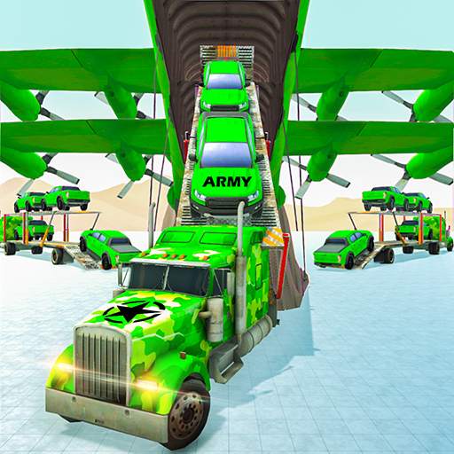 US Army Truck Driving Cargo Plane Transporter 3D Games – Military Train ...