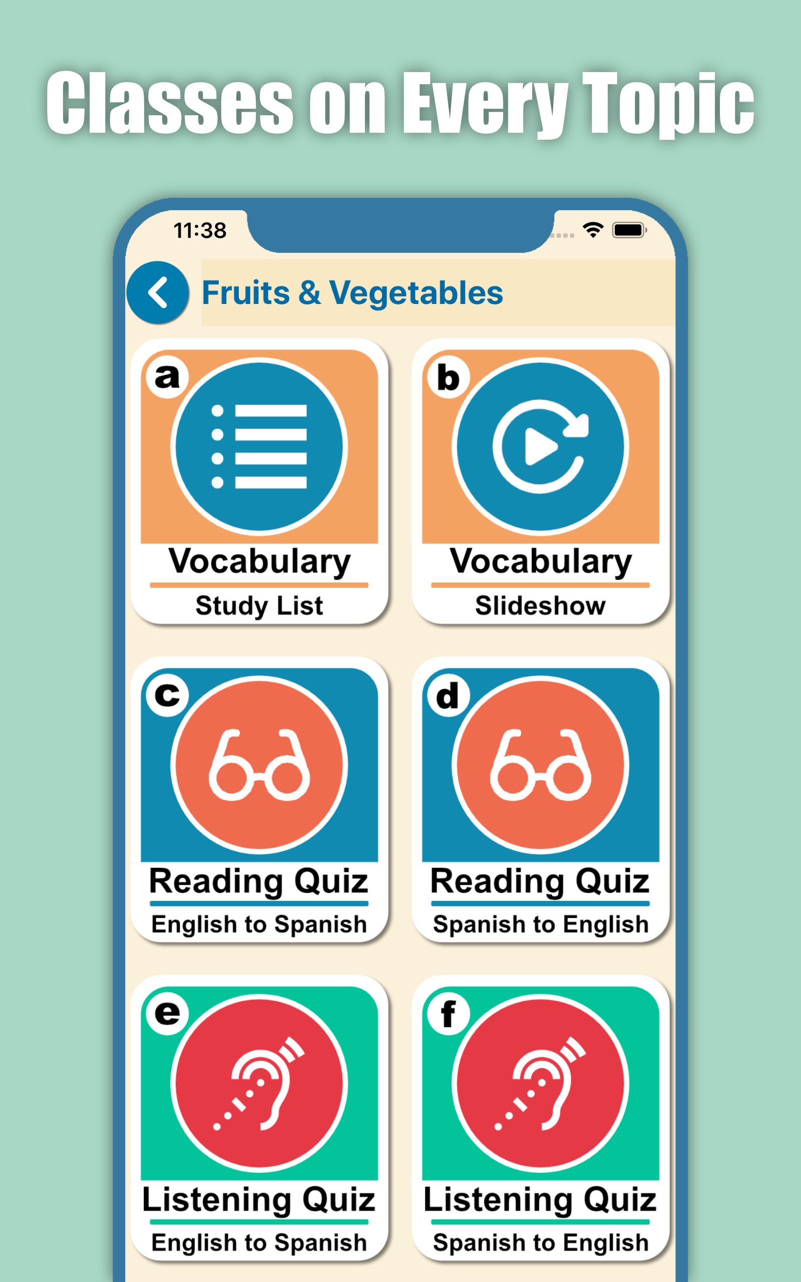 Quick and Easy Spanish Lessons - App on Amazon Appstore
