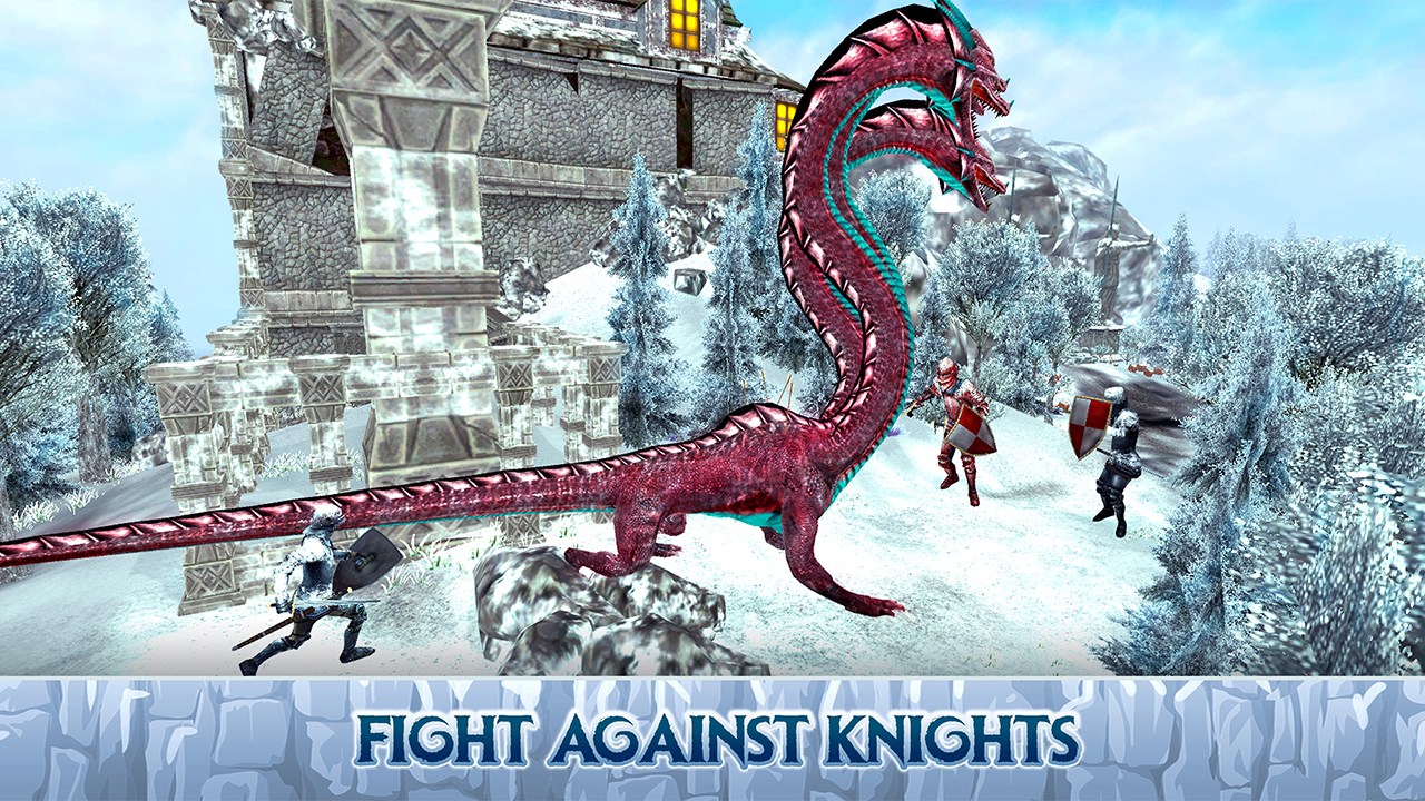 Hydra Chasing Medieval Humans - Fantasy Creature Dash Survival ...