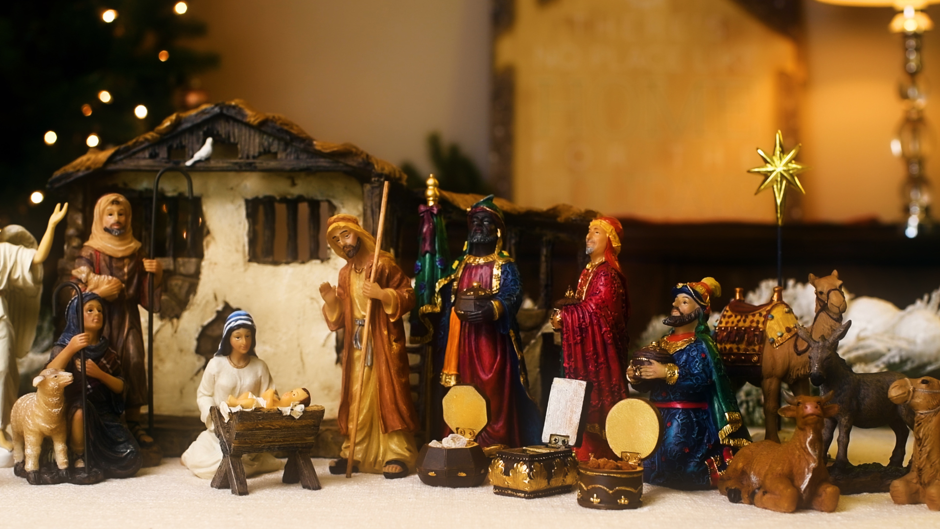 Natividad Vacaado Amazon.com: Escena De La Natividad Completa, Con