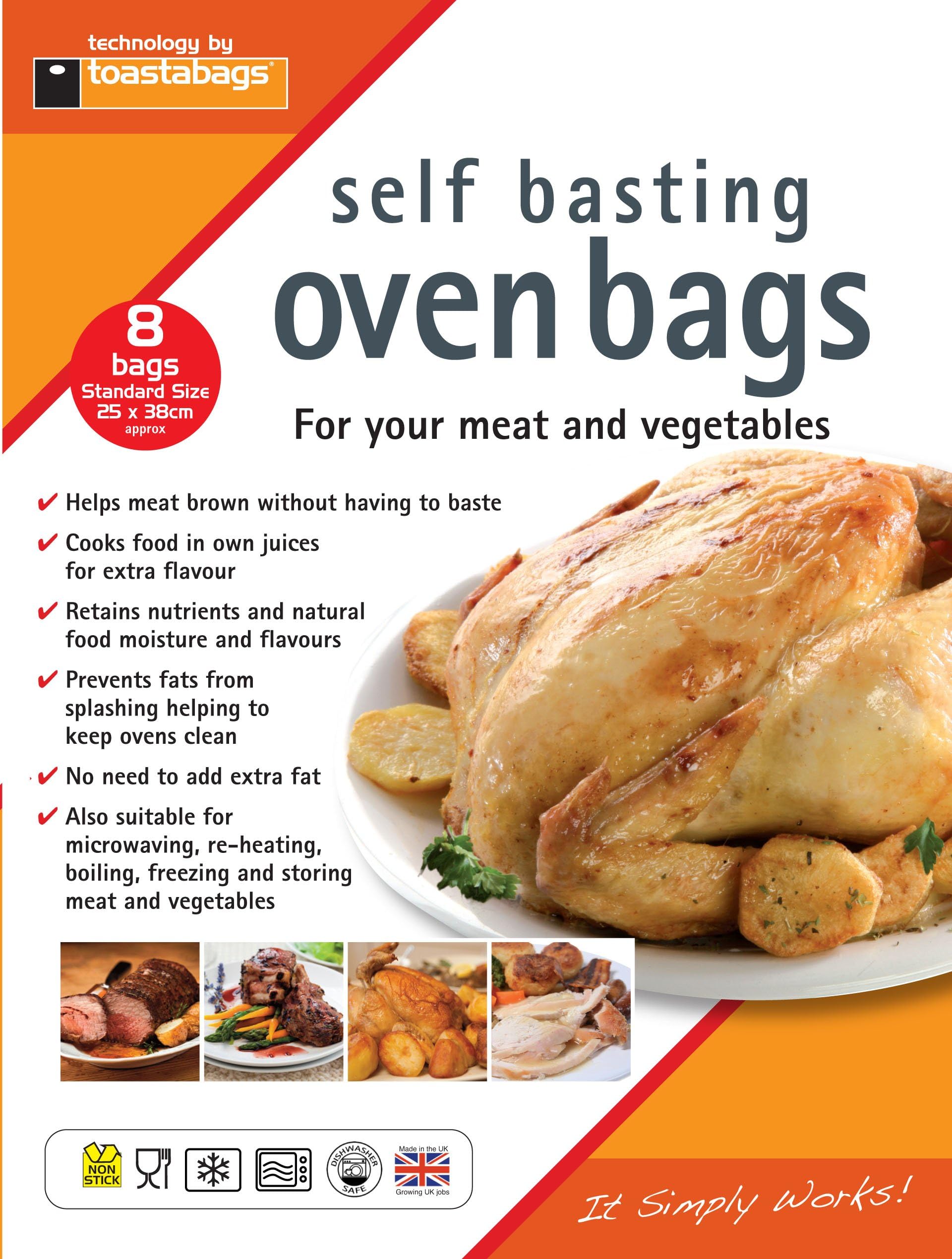 Toastabags Roasting Bag Standard - 8 Pack : Amazon.co.uk: Home & Kitchen