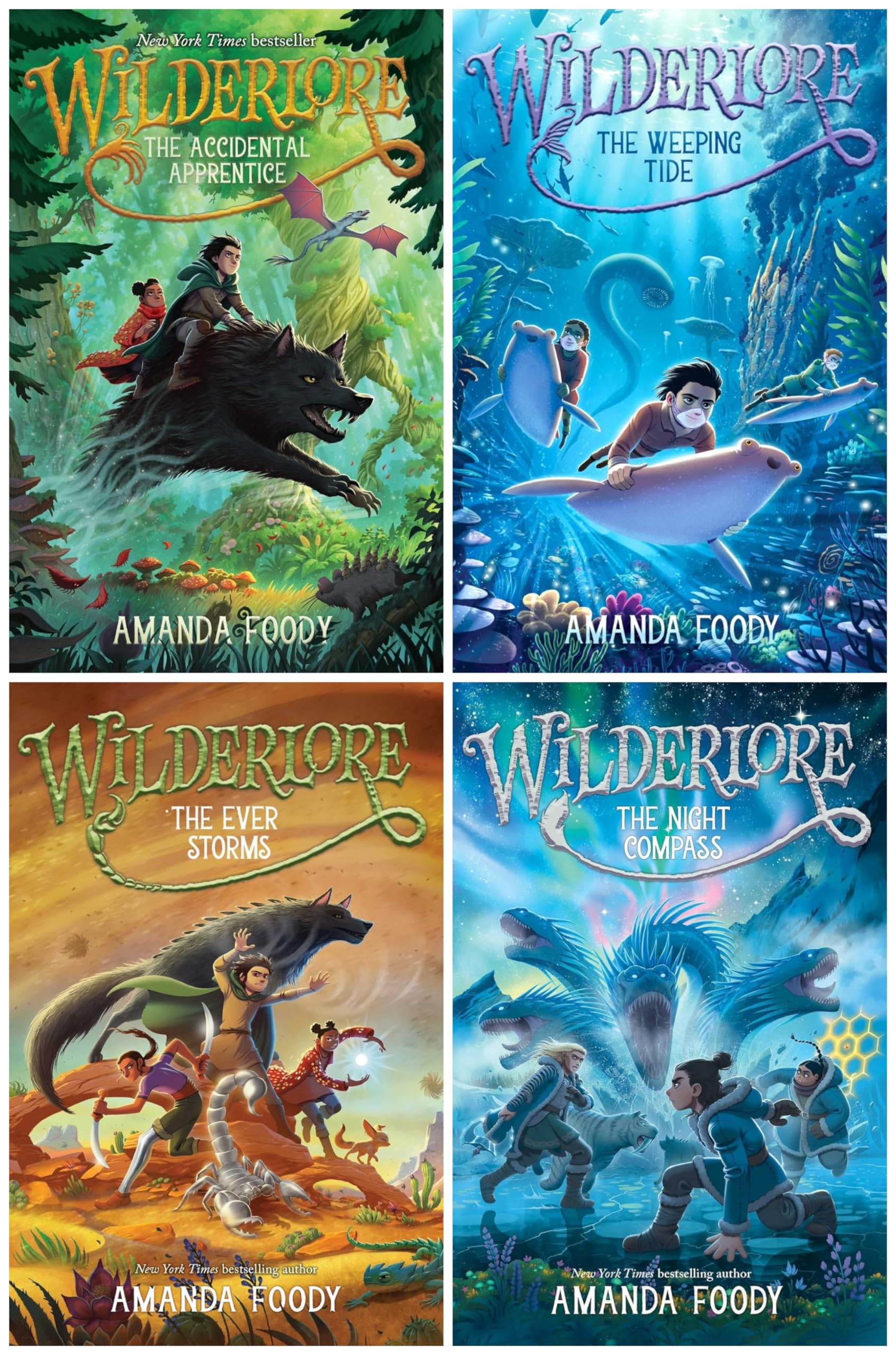 The Wilderlore Series 4 Books Set Book #1 - #4 - The Accidental ...