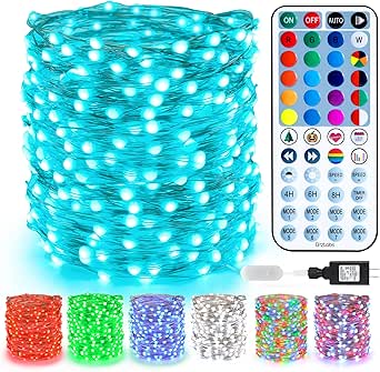 BrizLabs Fairy String Lights, 66ft 200 LED Color Changing Fairy String ...