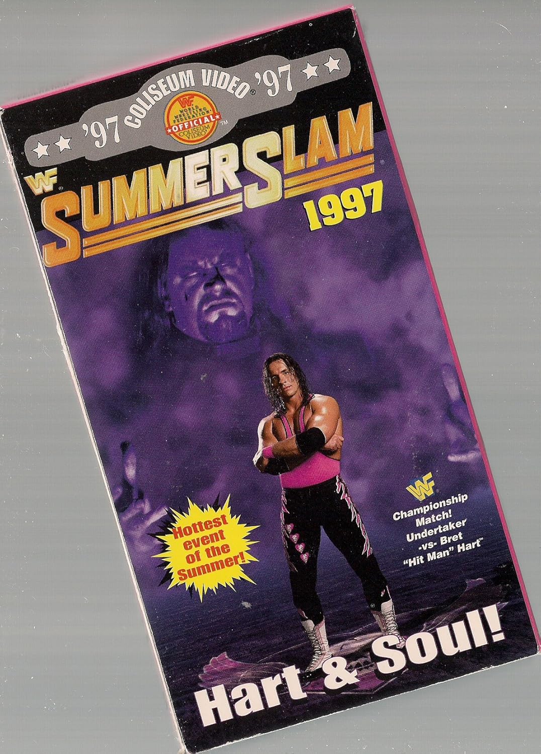 Amazon.com: WWF SummerSlam 1997 [VHS] : Hart, Bret Hart, UnderTaker, Hart, Undertaker: Movies & TV