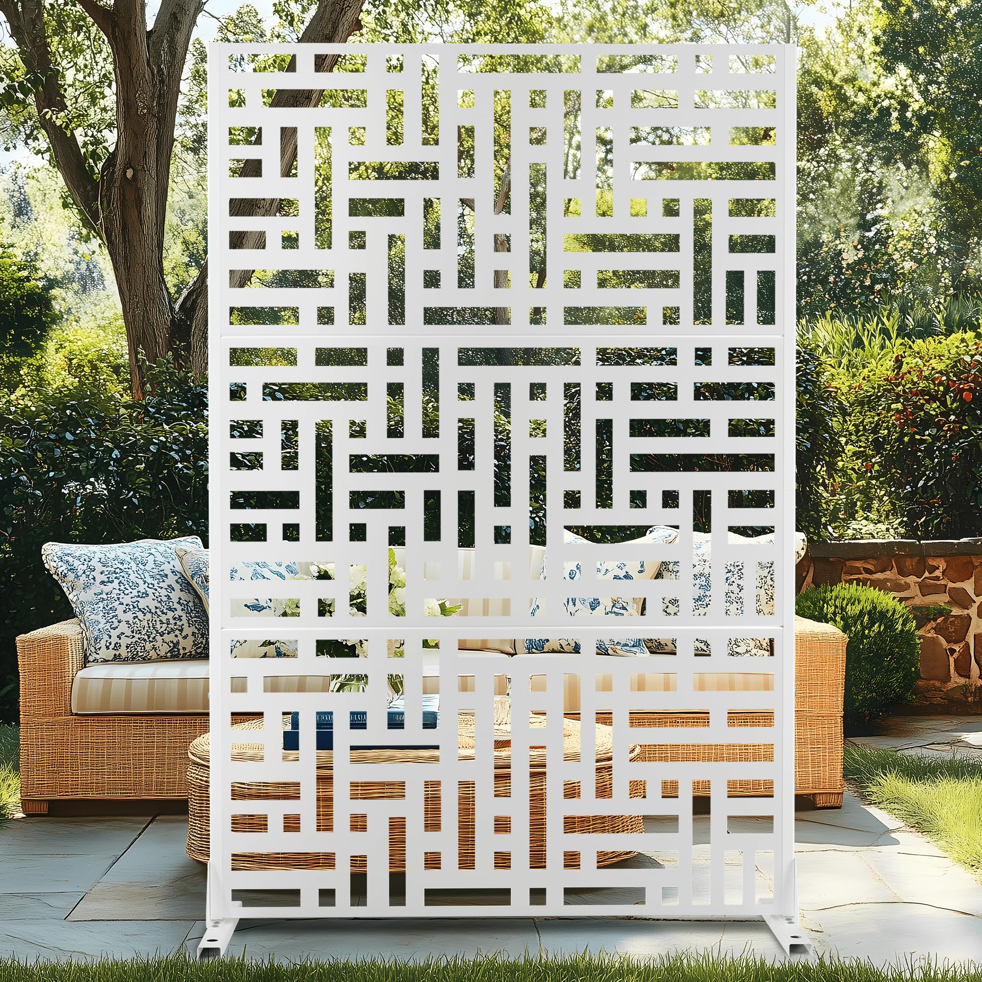 Decorative Metal Outdoor Privacy Screen