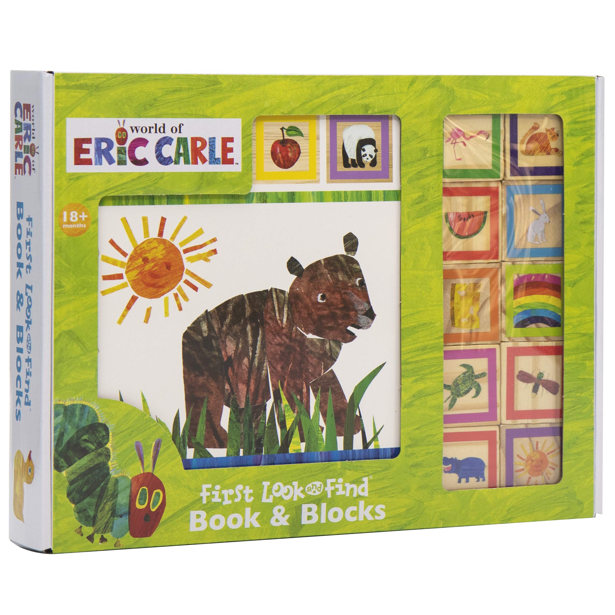 Buy World of Eric Carle, 10 Wooden Blocks and Interactive First Look ...