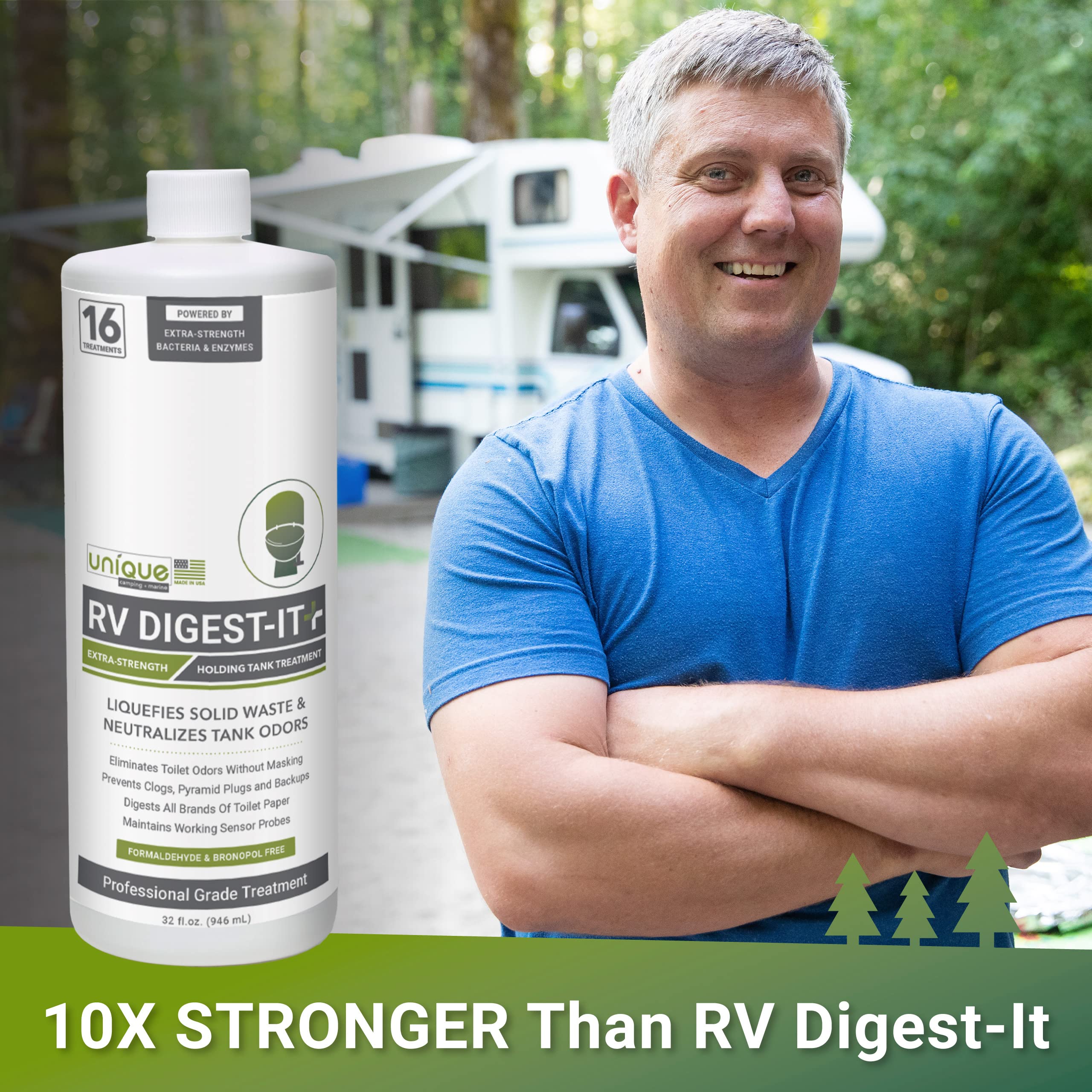 Snapklik.com : Unique RV Digest-It+, Extra-Strength Black Tank Treatment For RVs - Stronger ...