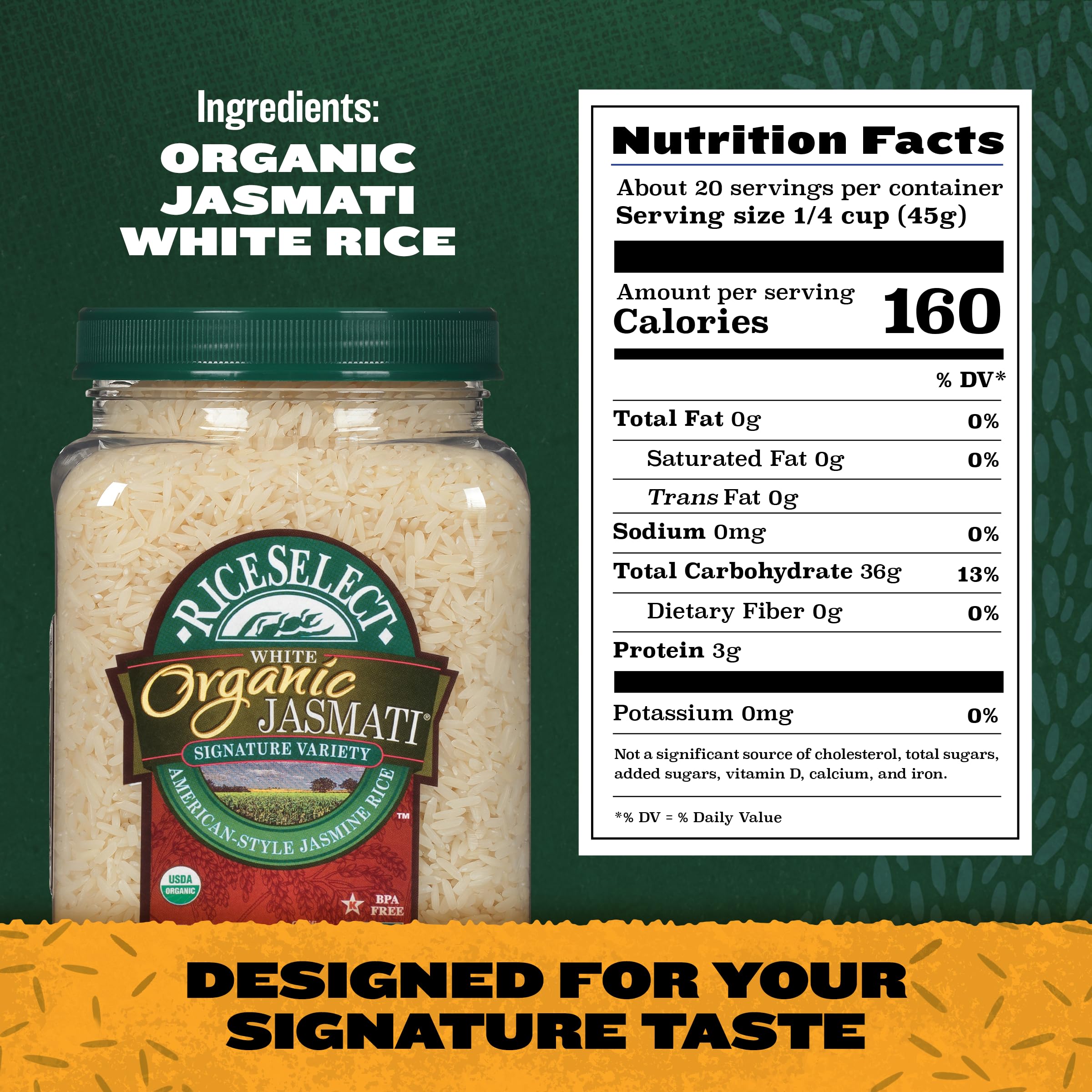 Snapklik.com : RiceSelect Organic Jasmati White Rice For Asian-Food ...