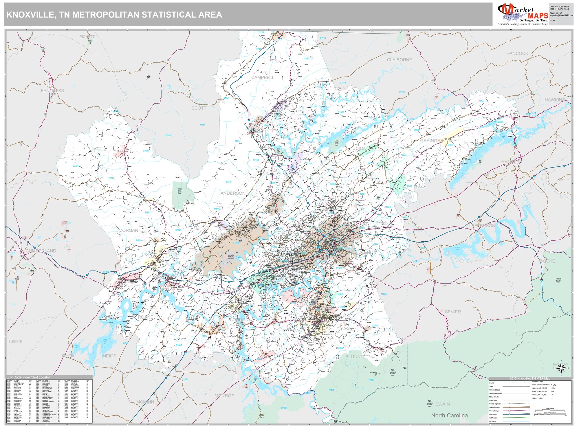 Zip Code Map Knoxville 37922 270 Area Code Location Map, Time Zone,