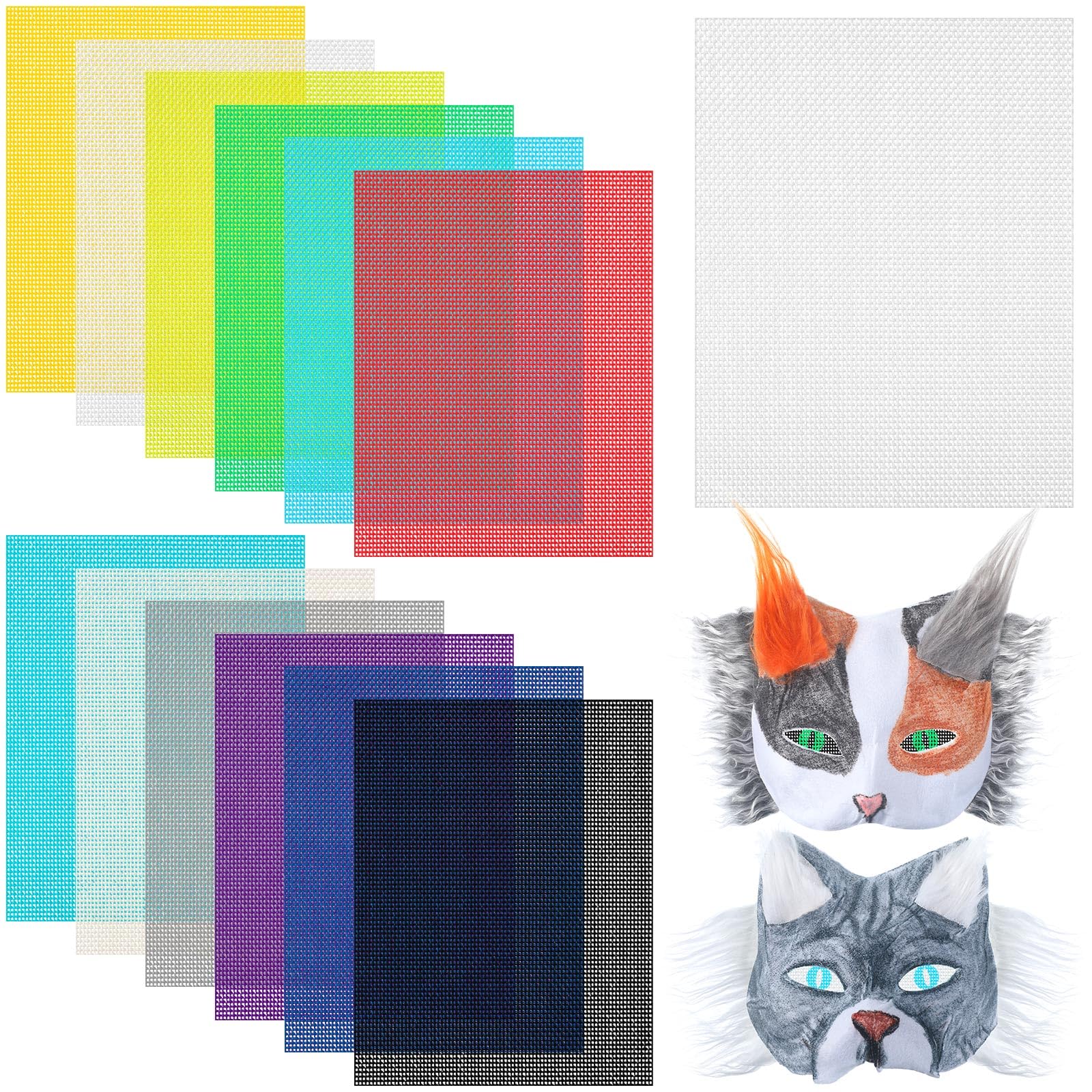 Snapklik.com : Crowye 24 Pcs Therian Eye Mesh For Mask 7.9 X 5.9 Inches ...