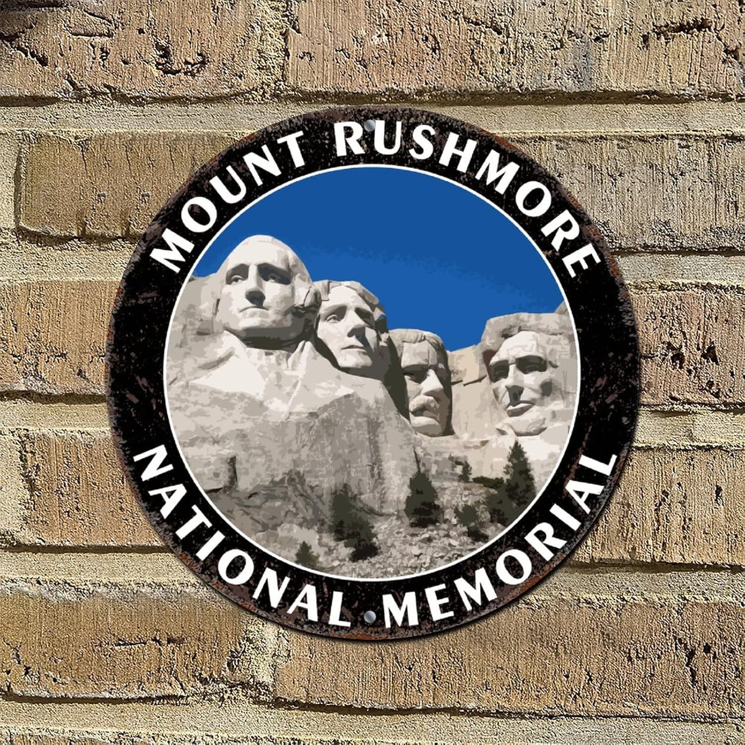 Amazon.com : Mousus Mount Rushmore National Memorial Welcome Metal ...