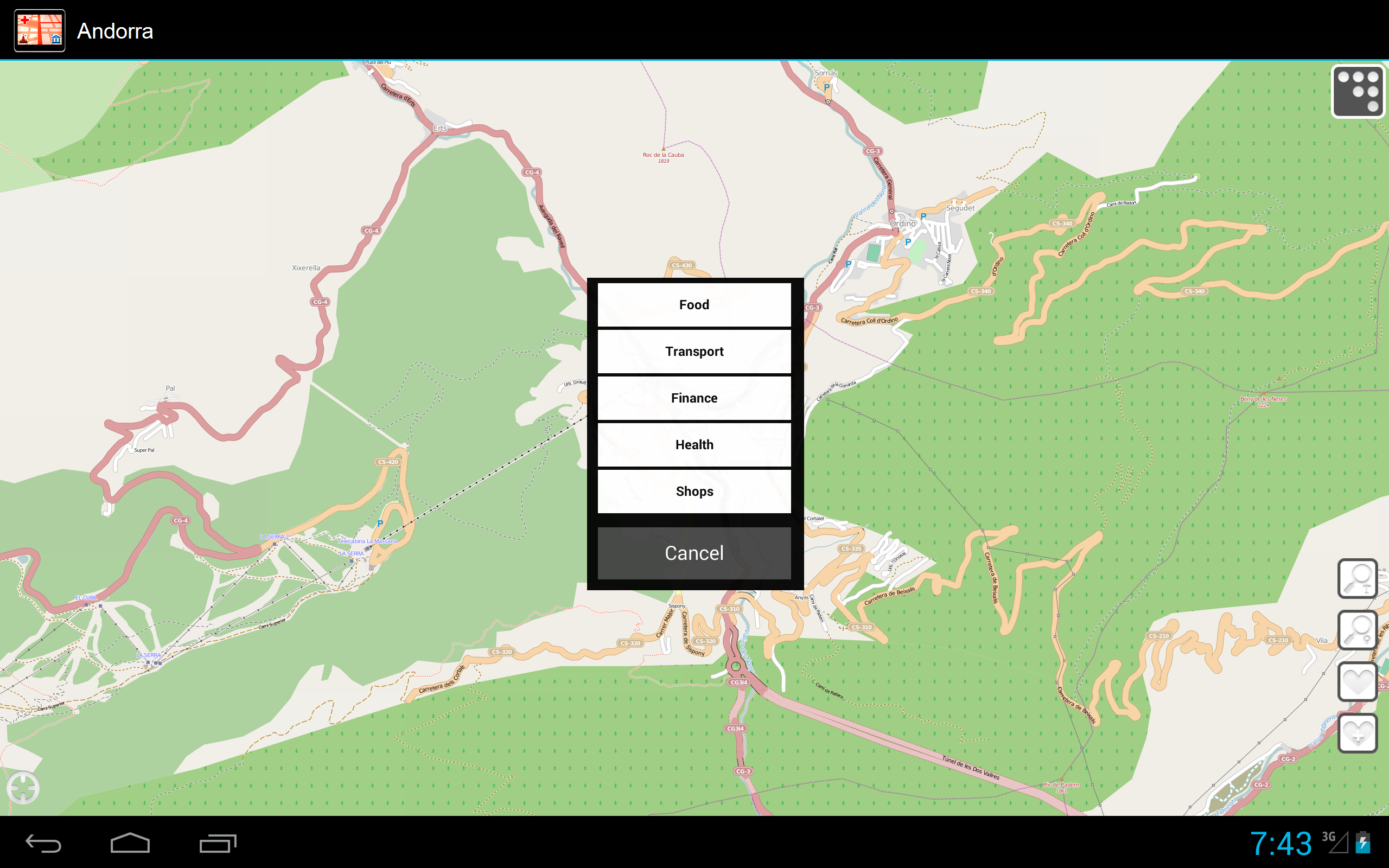 アンドラ ベクトル地図: Travel Monster-Amazonアプリストアのアプリ