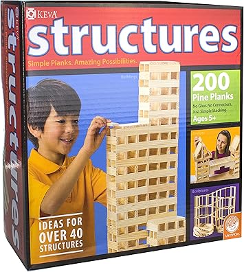 Amazon.com: KEVA Structures 200 Plank Set : Toys & Games