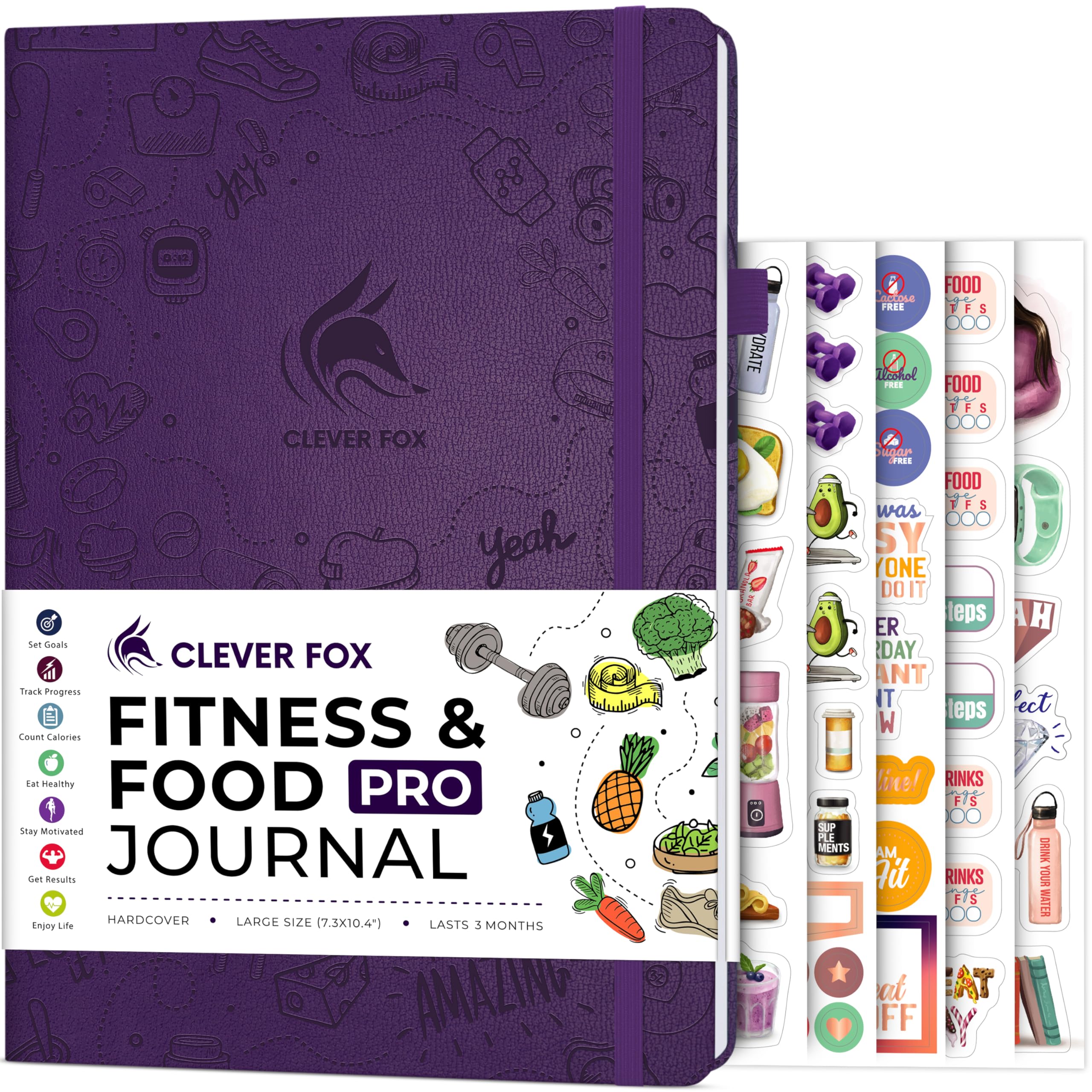 Clever Fox Fitness & Food Journal PRO – Daily Workout & Meal Planner ...