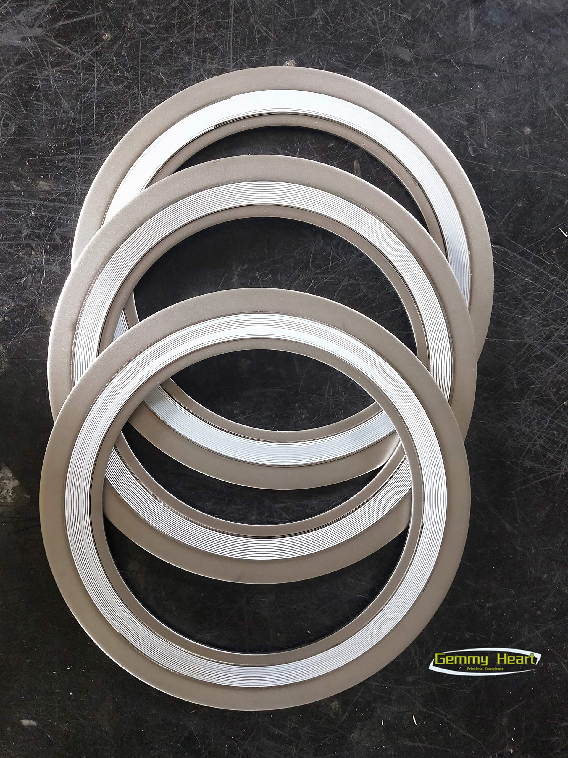 304ss Gasket 5-Pack Spiral Wound Gaskets – 1-1/2” DN40 150lb With 304SS ...