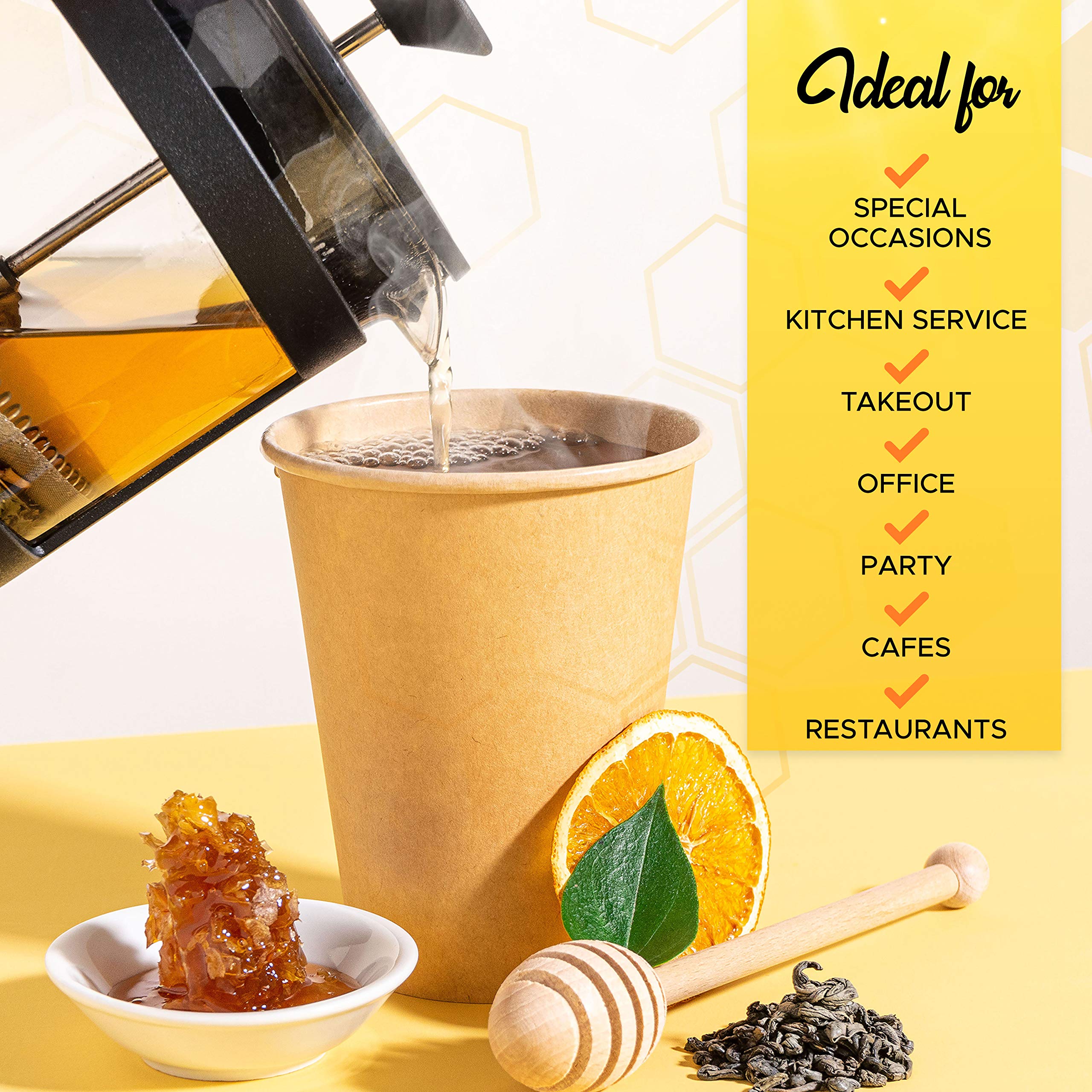 Snapklik.com : Beeleeve 100-Pack Super Strong 100% Compostable Coffee ...