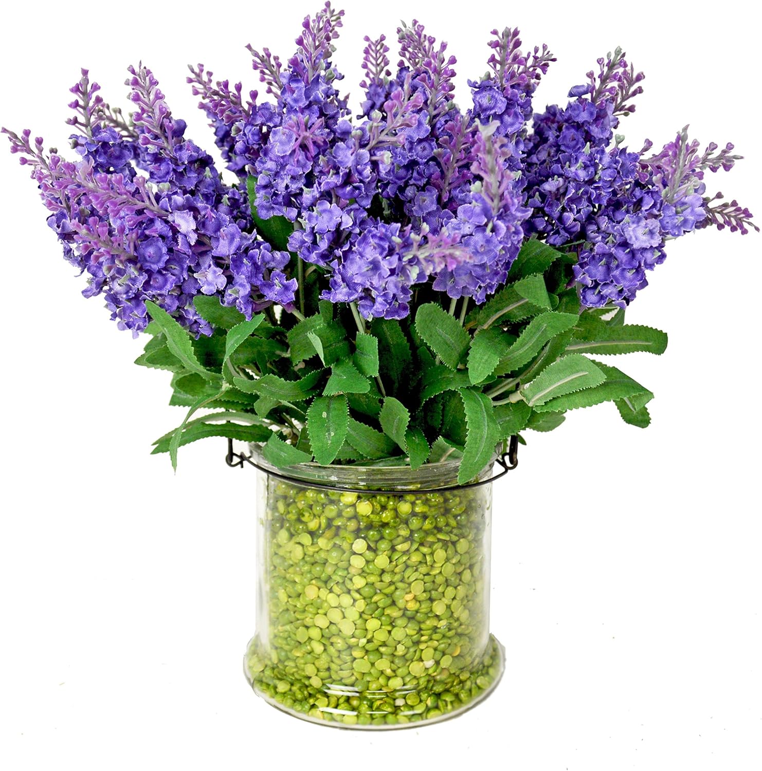 Amazon.com: Creative Displays Astilbe in Glass Container with Iron ...