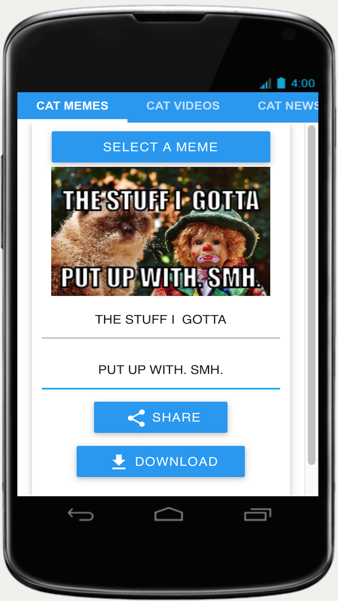 Free Funny Cat Meme Creator - App on Amazon Appstore