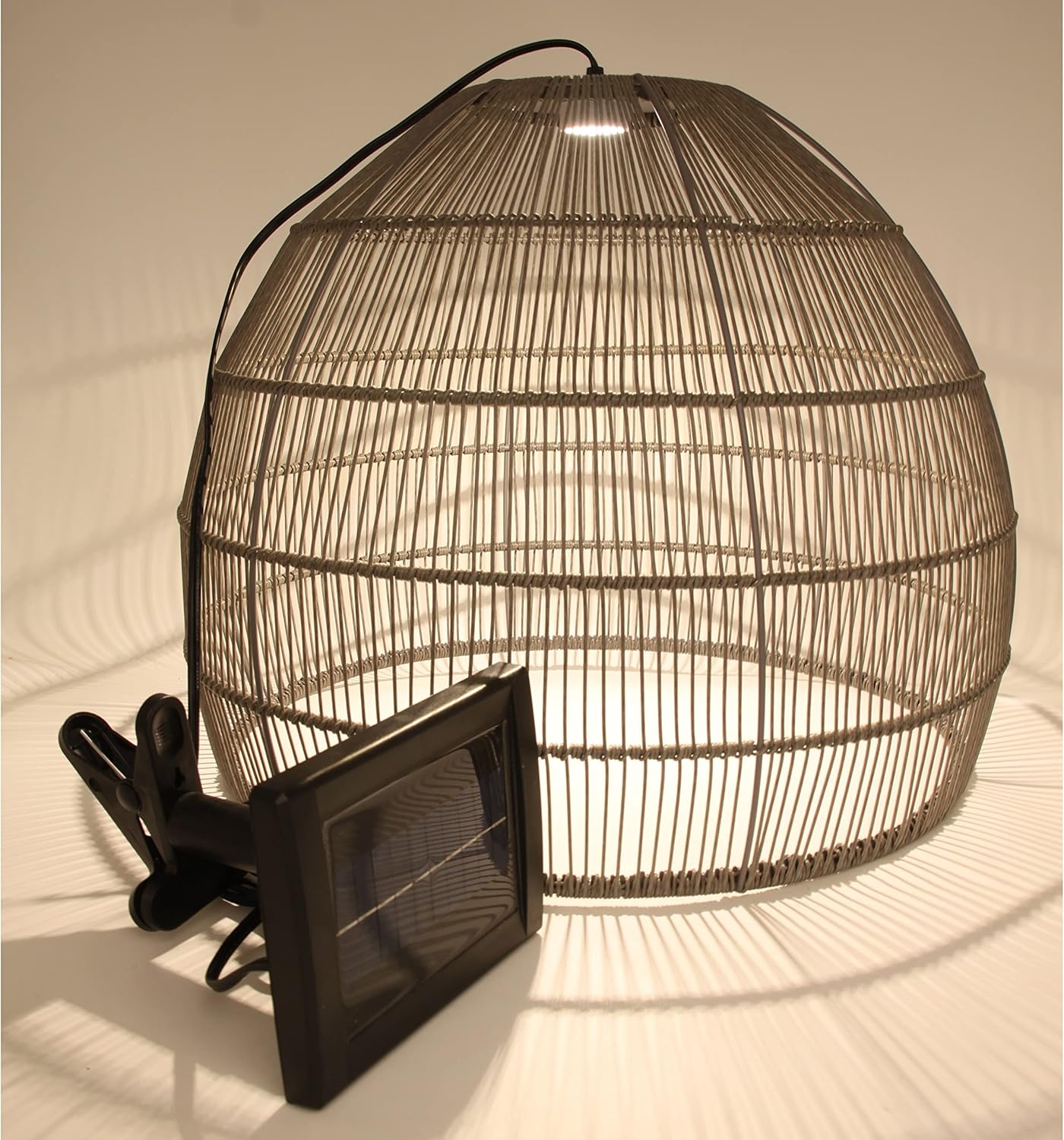 Callow Retail Outdoor or Indoor Solar LED Pendant Light Rechargeable ...