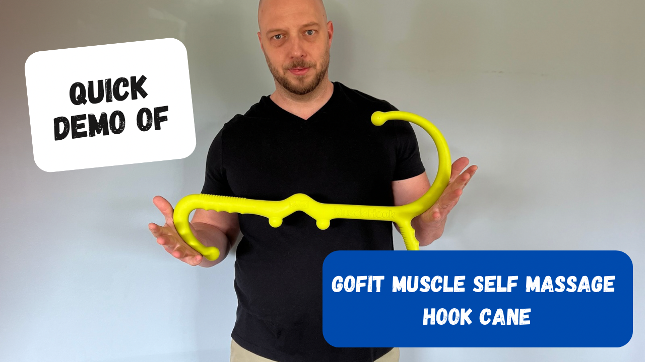 Watch Quick Demo Of GoFit Muscle Self Massage Hook Cane on Amazon Live