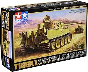 Tamiya 1/48 Military Miniature Series No.29 German Tiger I very initial ...