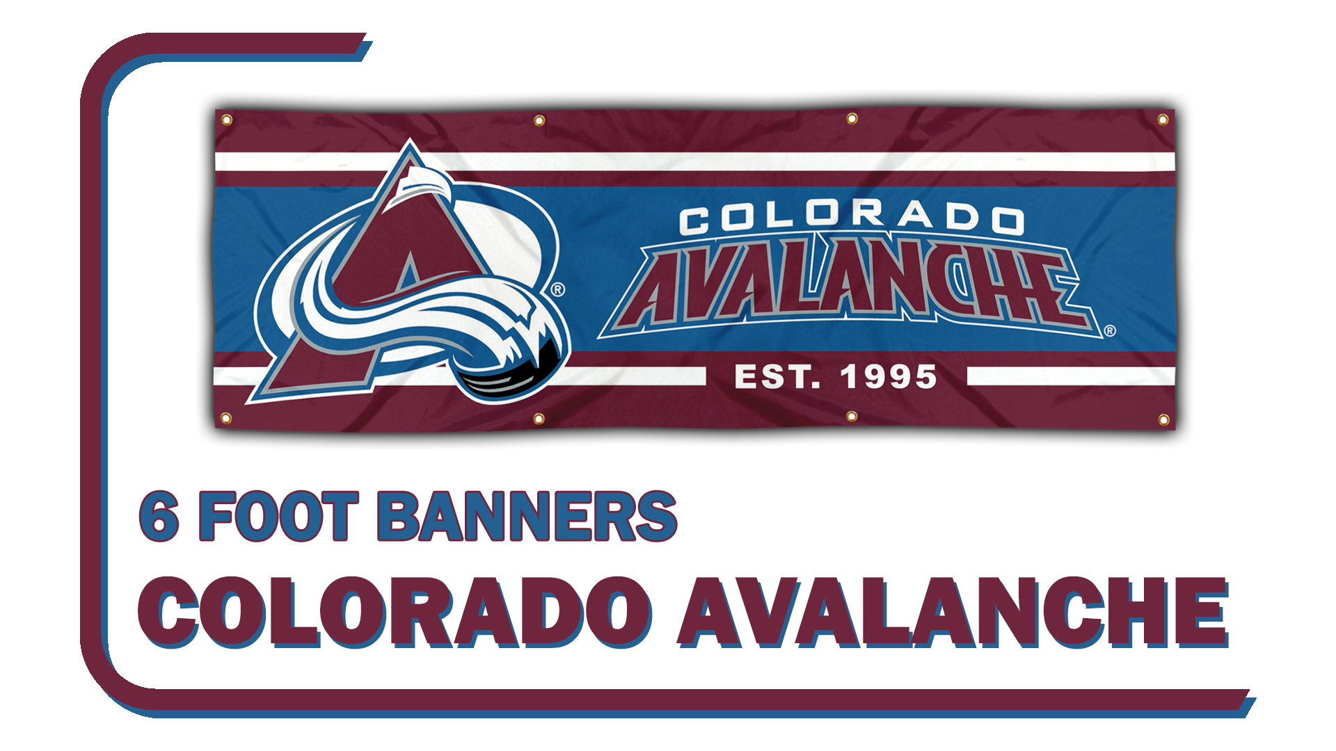 Colorado Avalanche Foot Logo
