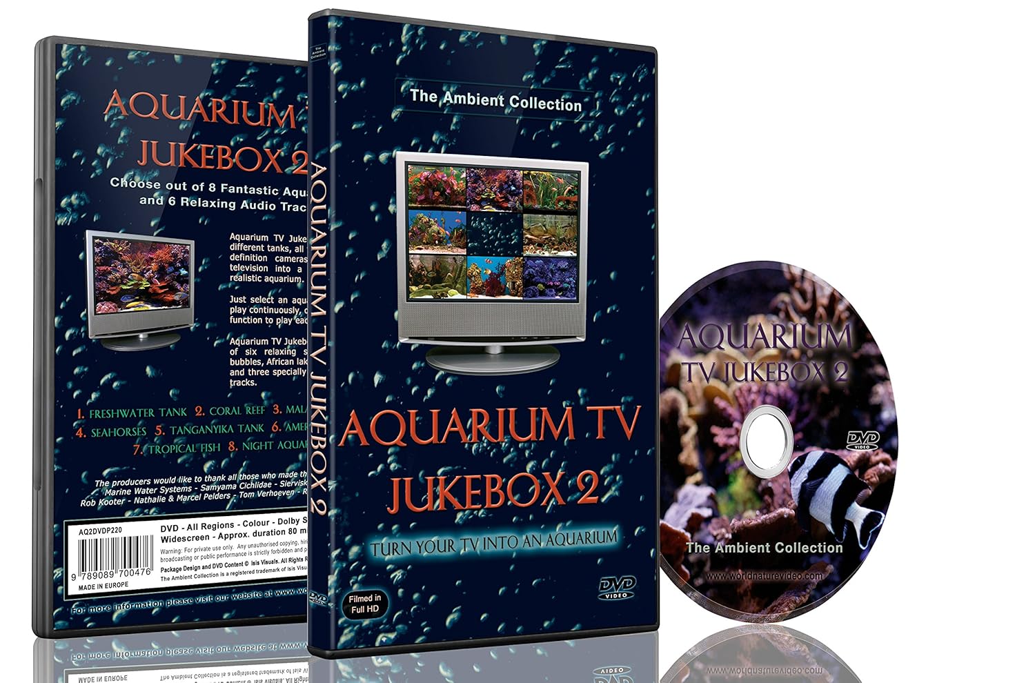 Amazon.com: Aquariums DVD - Aquarium TV Jukebox 2 - Choose Out of 9 ...