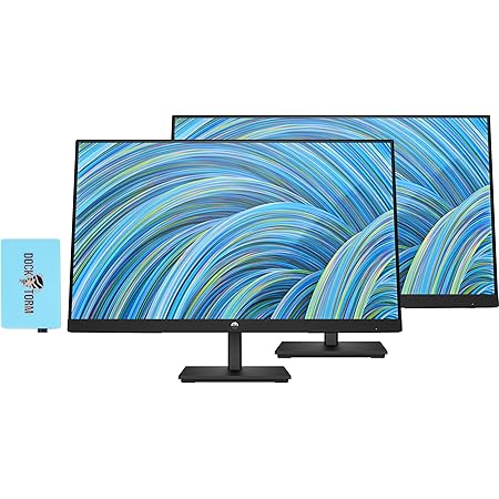Amazon.com: HP 24 inch 1080P Computer Monitor Bundle With Docztorm Dock ...