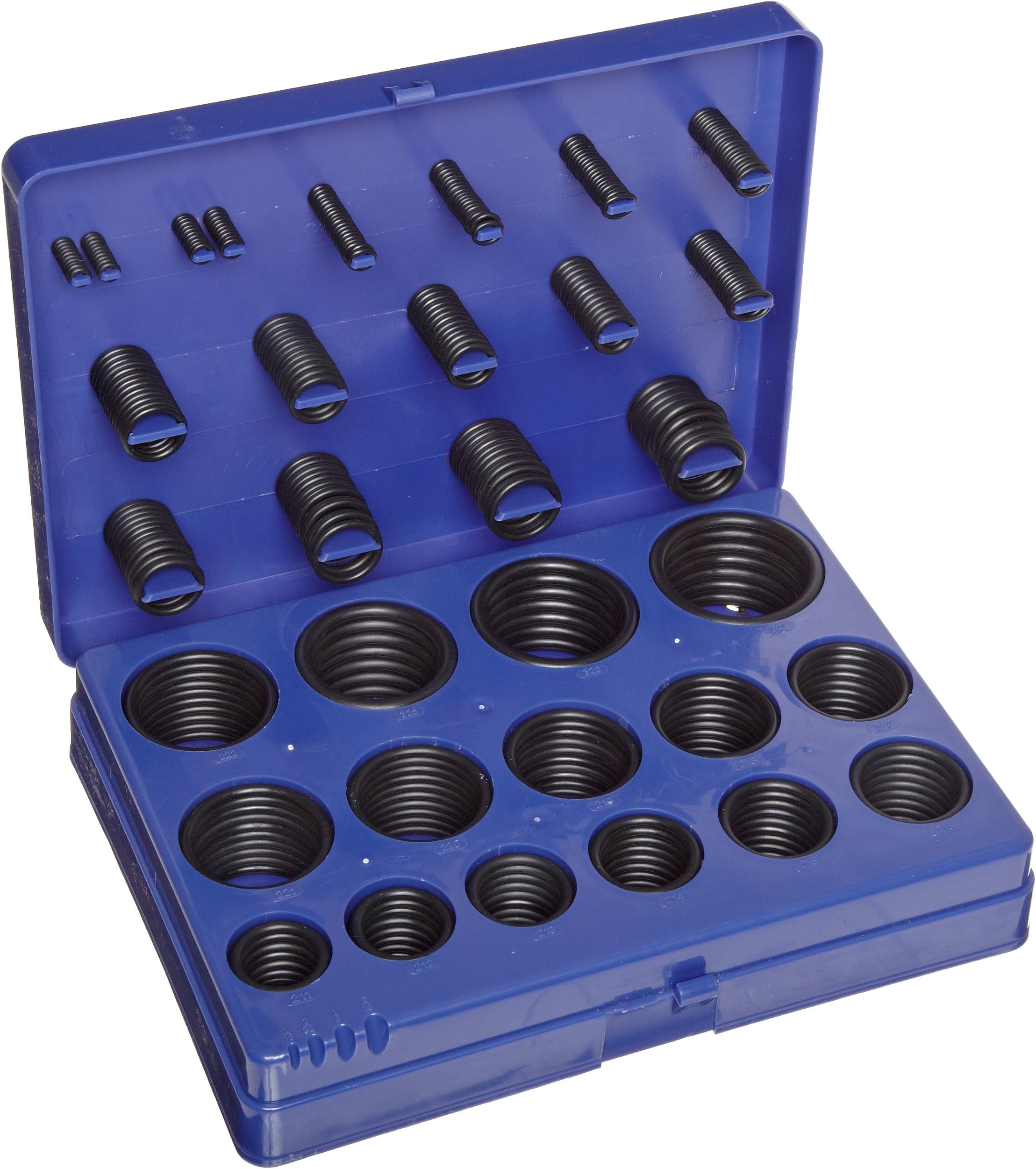 Mr O-Ring O-Ring Set, 30 Sizes, 382 Pcs (Inch Series), Black Rubber, 1 ...