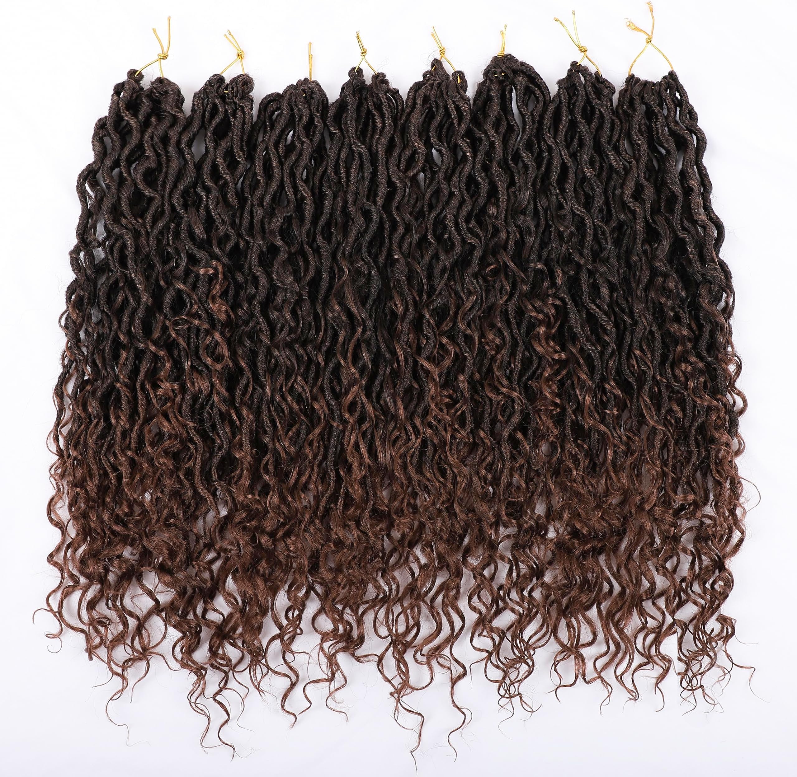 Amazon.com : New Goddess Locs Crochet Hair Extensions,18Inch Pre-looped ...