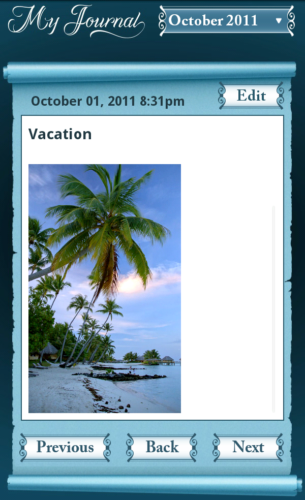 Journal (Kindle Tablet Edition) - App on Amazon Appstore