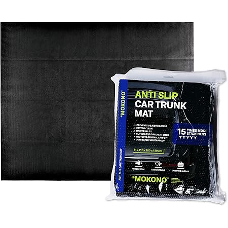 MOKONO®️ Anti-slip mat - extra large 180x120 - black - individually ...