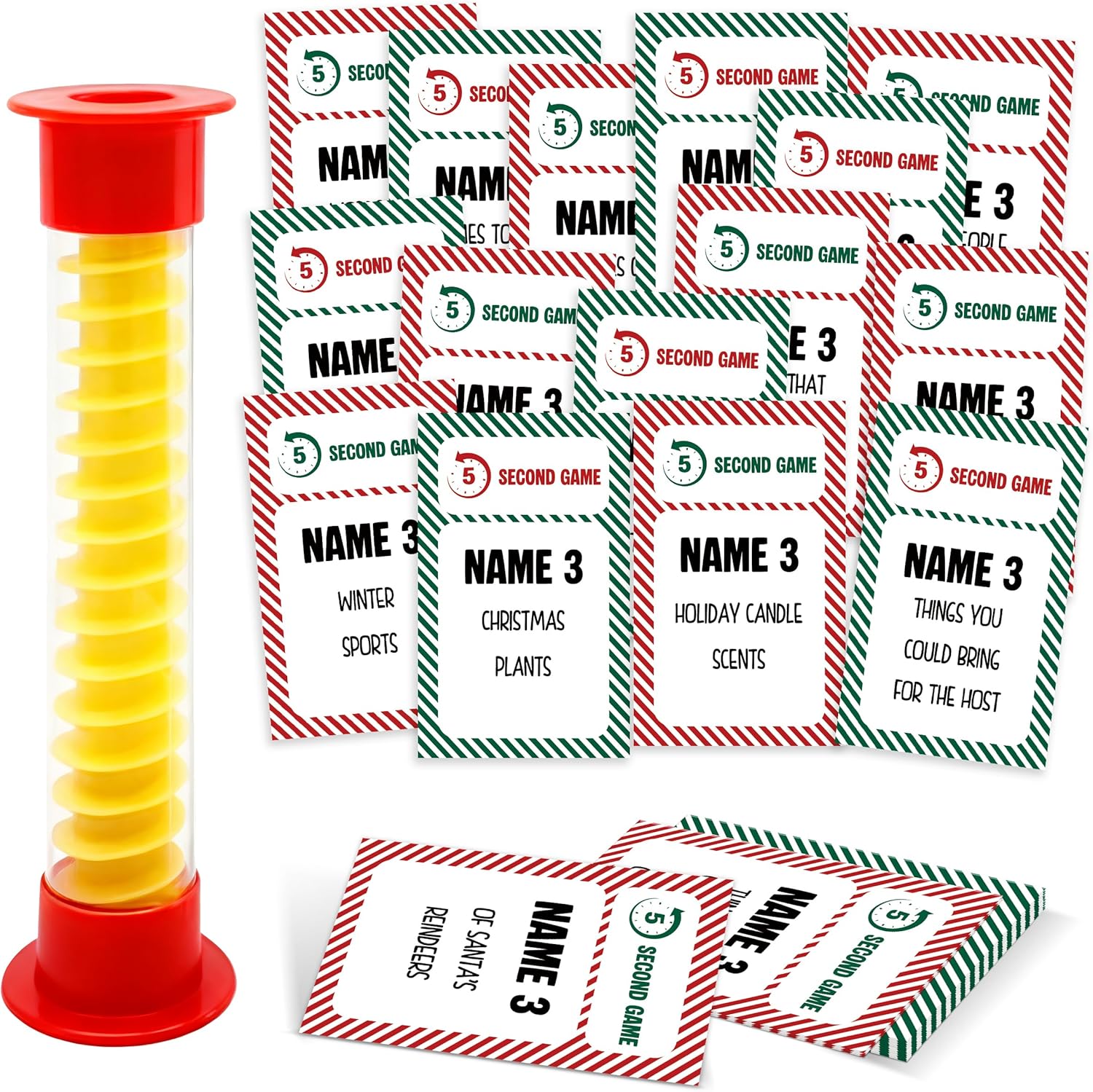 Amazon.com: Christmas 5 Second Game, Christmas Games for Family Party ...