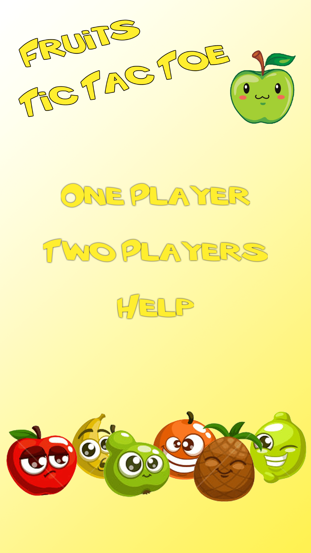 Fruits Tic Tac Toe - App on Amazon Appstore